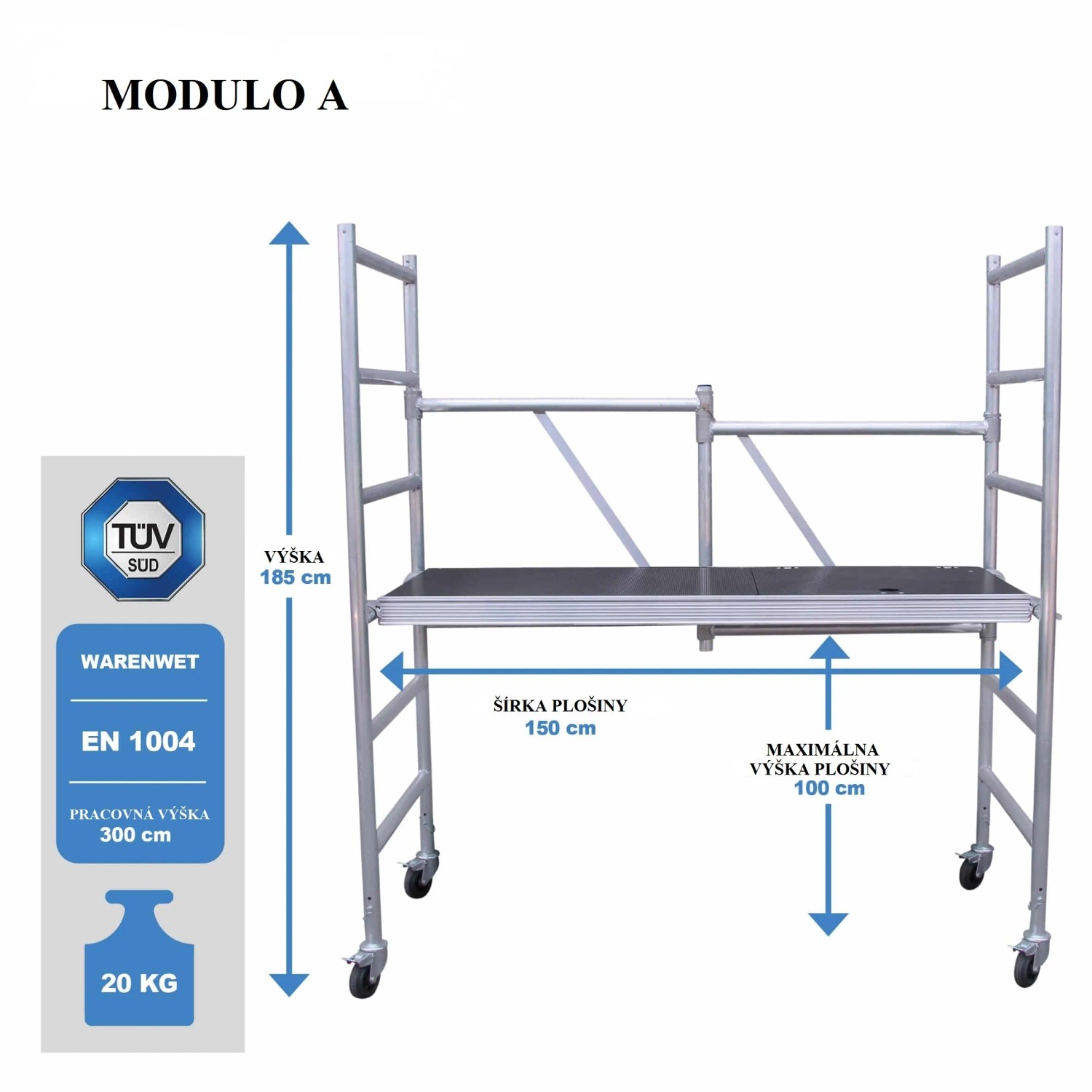 Elkop Modulové lešenie Eco-Line Modul A - základňa