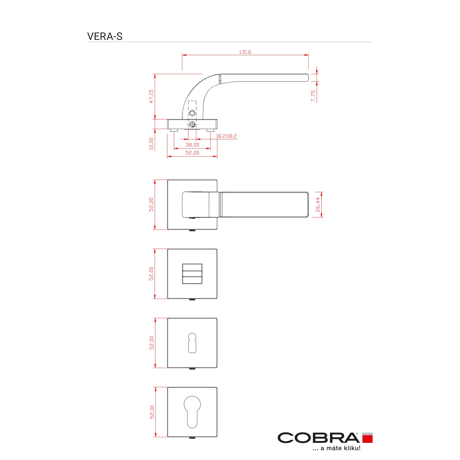 COBRA Rozetové dverové kovanie VERA-S WC ONS matný nikel nakúpiť v OBI