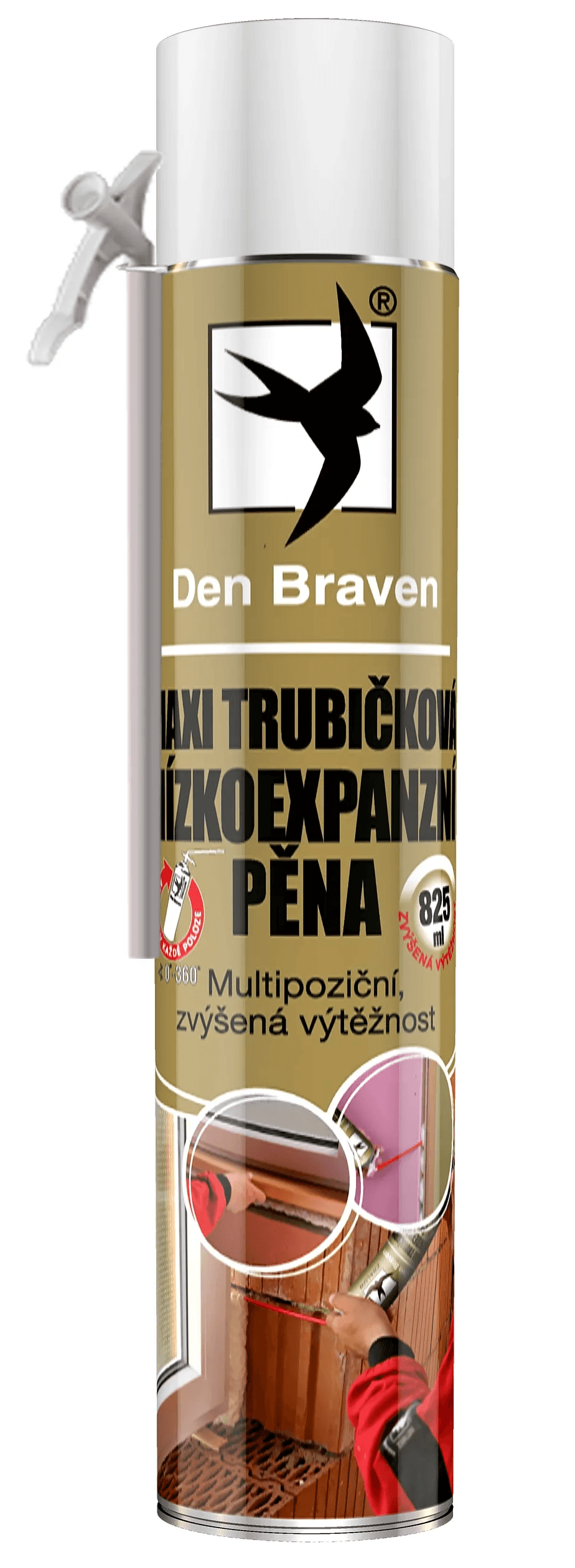 Debbex Maxi trubičková nízkoexpanzná pena, 825 ml nakúpiť v OBI