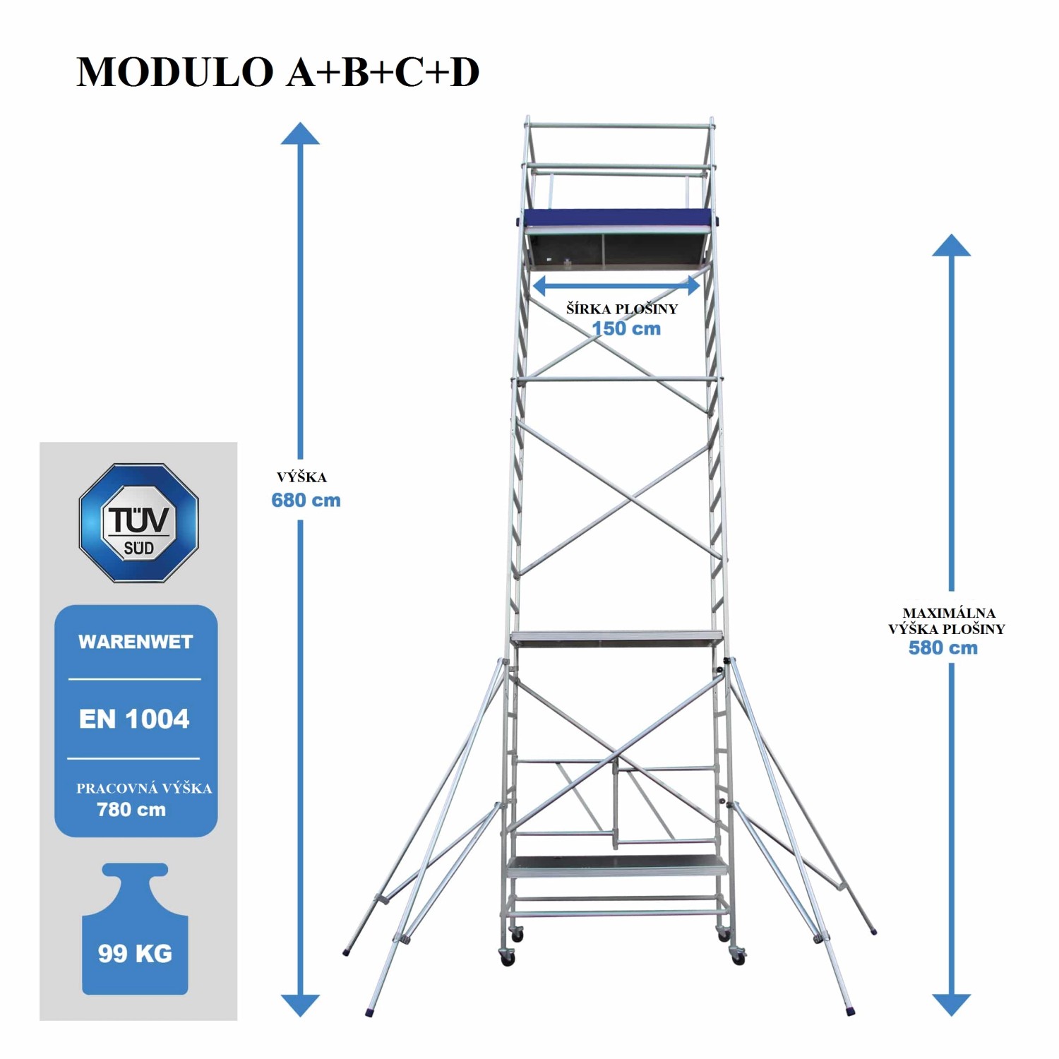 Elkop Modulové lešenie Eco-Line Modul D - 3. rozšírenie nakúpiť v OBI