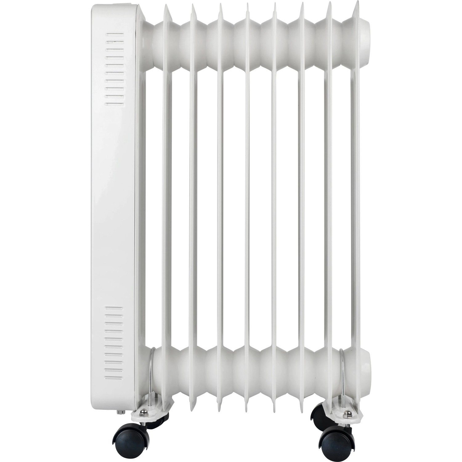 Mobilný olejový radiátor Hultsfred Hot Air, 9 rebier, 2000W, biela ...