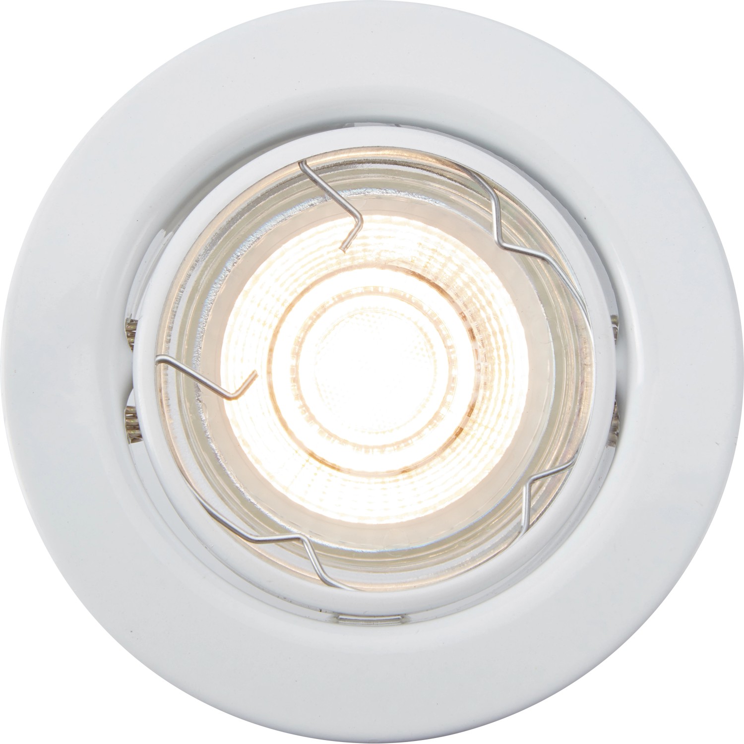 OBI LED vstavané svietidlo 86R biele GU10, 3,5 W 345lm 3000K, pr. 86 mm ...