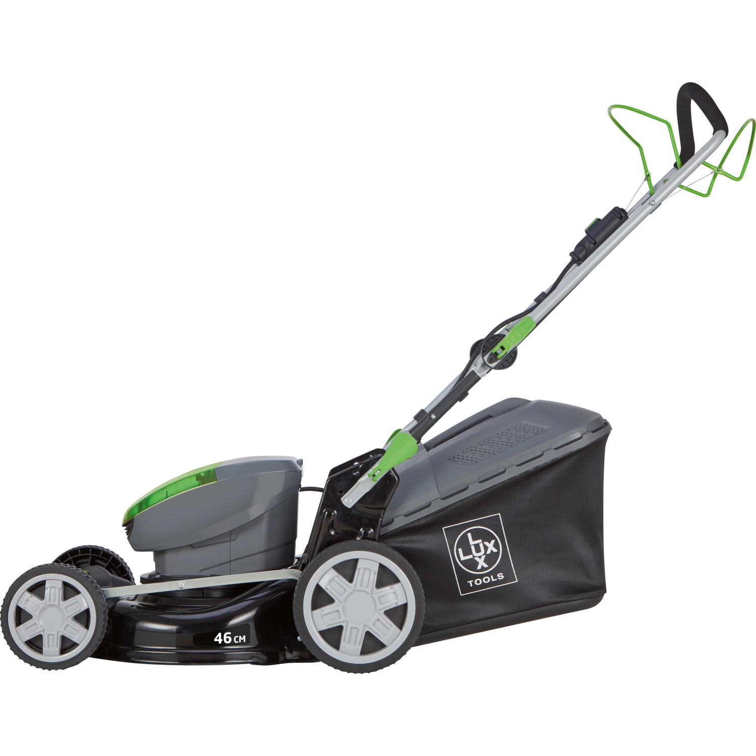 LUX-TOOLS Aku kosačka 1 PowerSystem A-RM-46-24 Set, 2x aku 4,0Ah ...