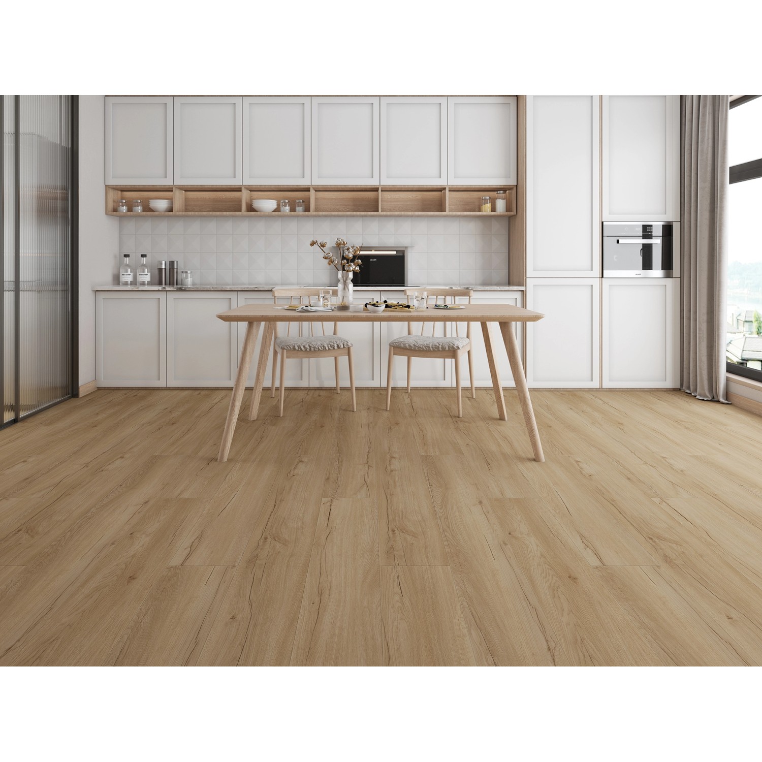 Decoflooring Vinylová podlaha SPC+IXPE, dub Brno, 229 x 1220 x 4,0+1,0 ...