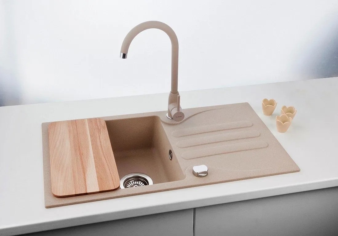 Alveus Granitový drez Galapagos 30, béžová, 77 x 43 cm nakúpiť v OBI