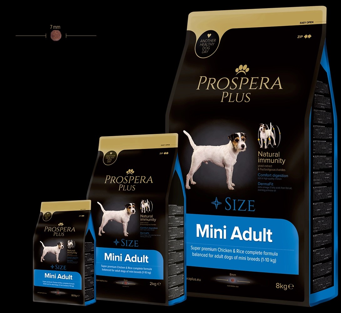 Prospera Plus Granule pre psov Mini Adult kura s ryžou, 8 kg nakúpiť v OBI