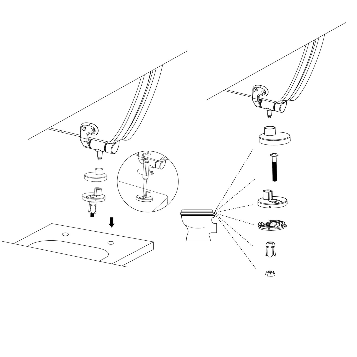 baliv WC sedátko Kunene s pomalým sklápaním, drevo nakúpiť v OBI