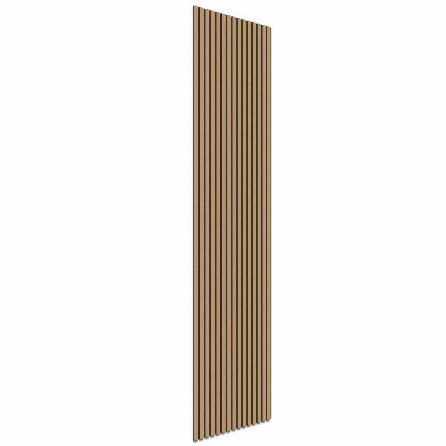 Denpanels Akustický panel WOOD Dub čierna MDF čierna plsť 240 x 60 x 2 ...