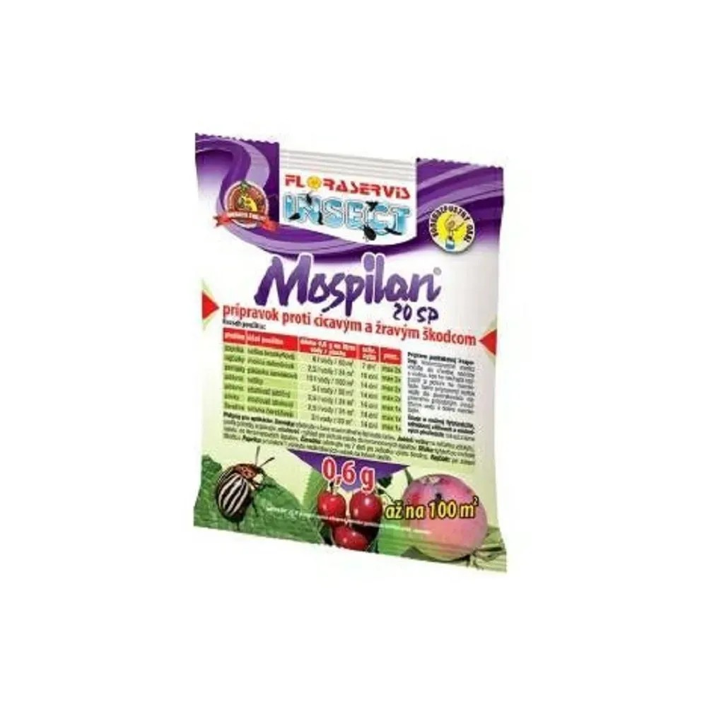 Postrekový prípravok Mospilan 20SP 0,6 g