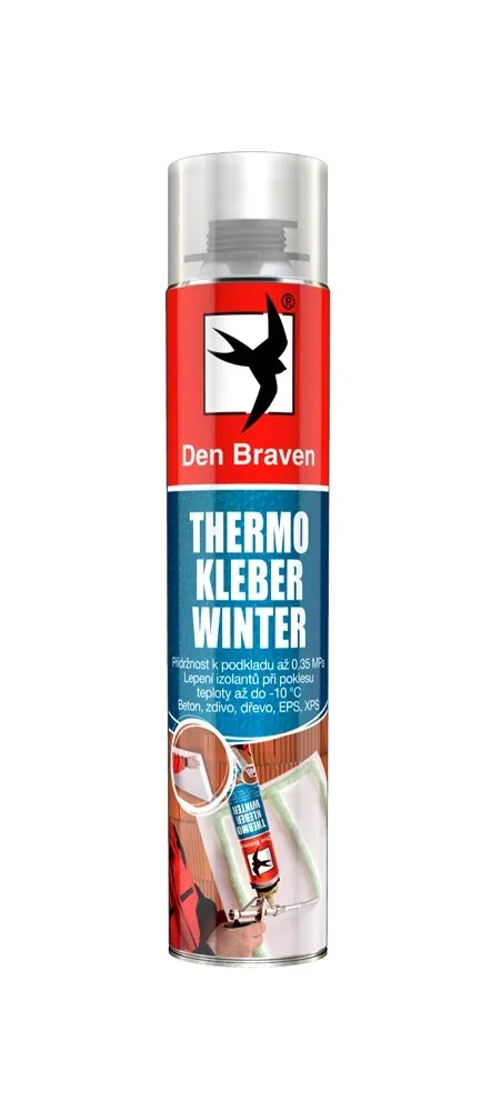 Den Braven PU pena zimná Thermokleber WINTER do -10 °C pištoľová 750 ml ...